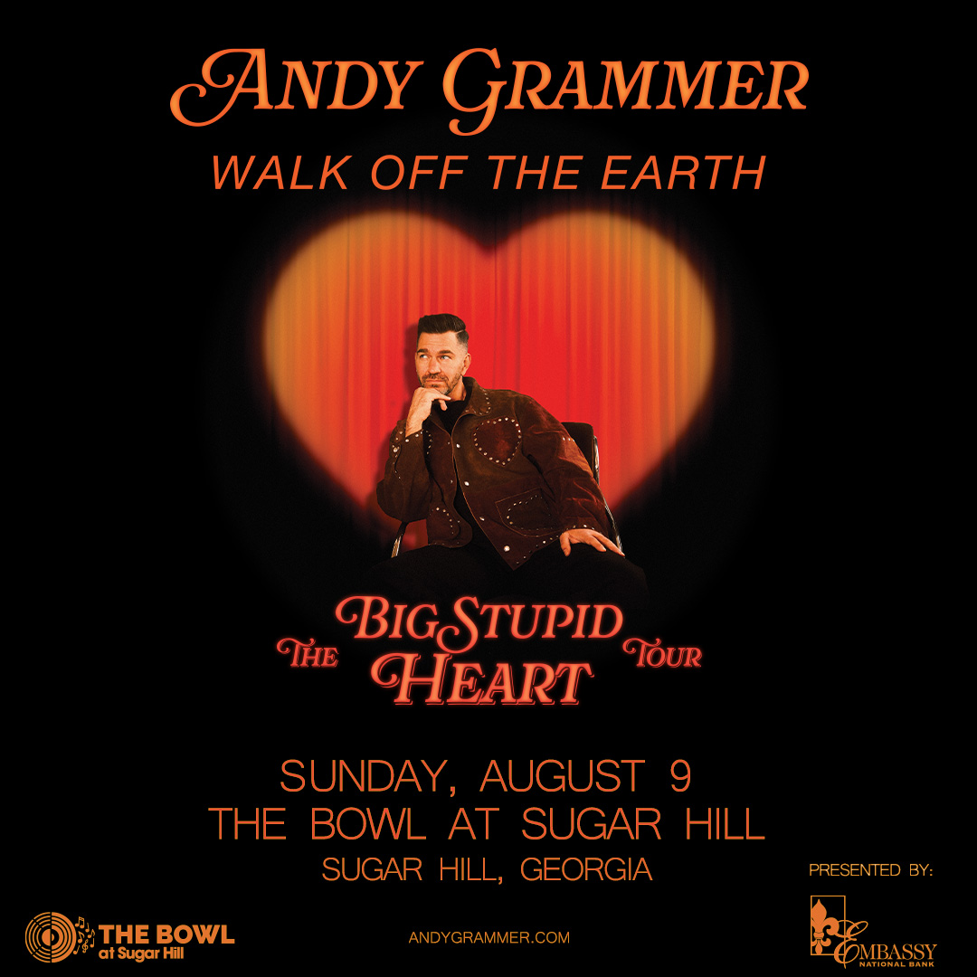 ANDY GRAMMER: THE BIG STUPID HEART TOUR – The Bowl at Sugar Hill